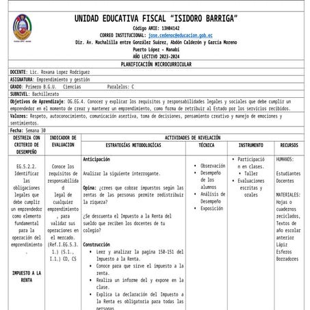PLANIFICACION SEMANAS 30-31-32-33-34-35 DE EMPRENDIMIENTO 1ERO BGU.docx
