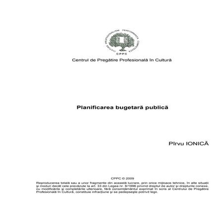 Planificare bugetara publica | PDF