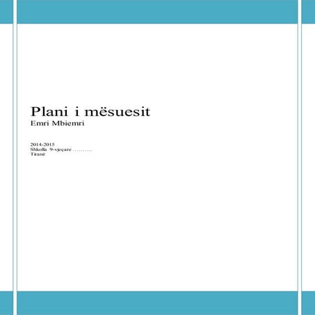 Modele testesh per kl i | PDF