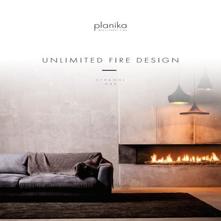 Planika catalog 2020 - kominki etanolowe i gazowe | PDF