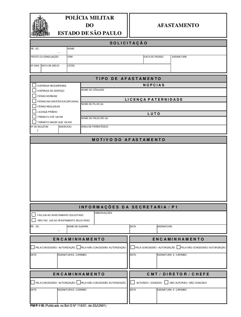 Planilha de dispensa de servico