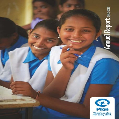Plan India Annual Report 2012 - 2013 | PDF