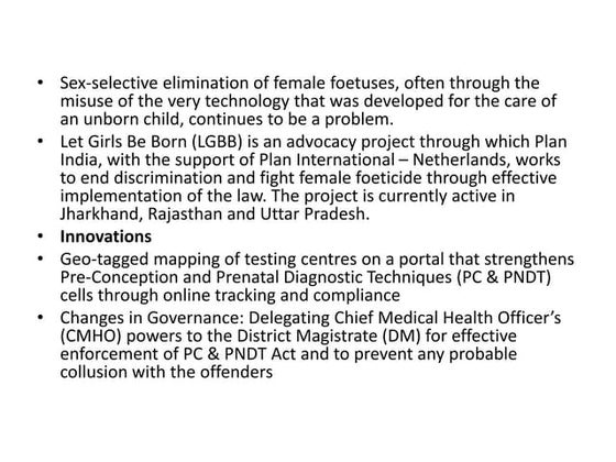 Plan india Girl Child Education NGO in India | PPTX