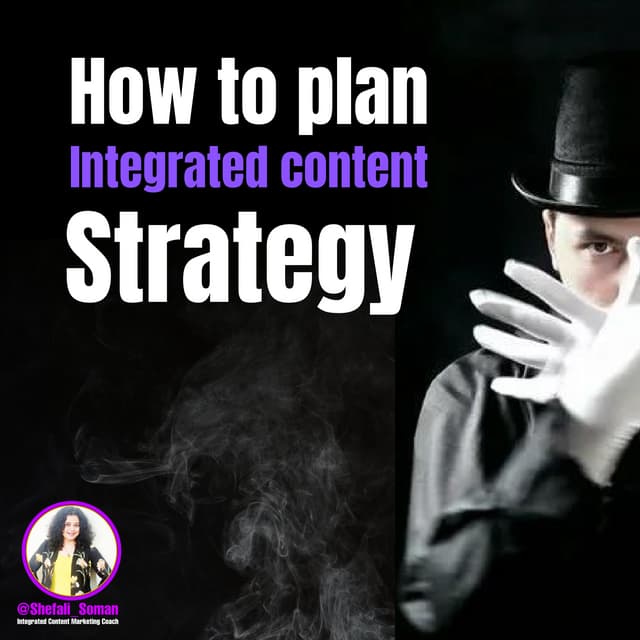 How To Plan integrated Content Marketing Strategy ? | PDF