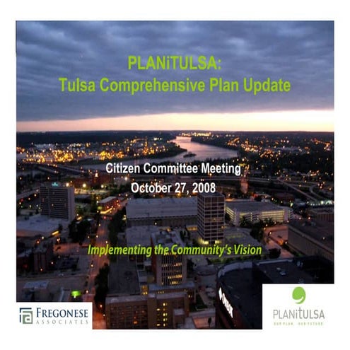 Pla Ni Tulsa Committee 102708 | PDF | Developmental Sites | Real Estate