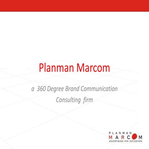 Planman Marcom Profile | PPTX