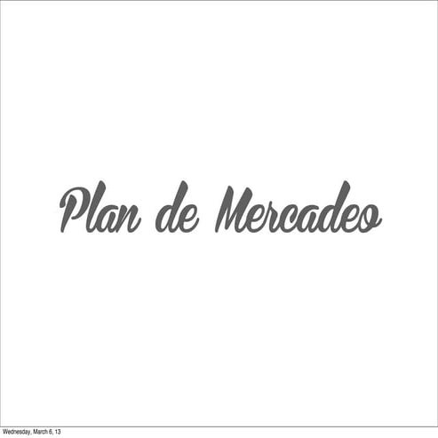 Plan Mercadeo "Tu farmahorro" para Farmacias Farmahorro | PDF