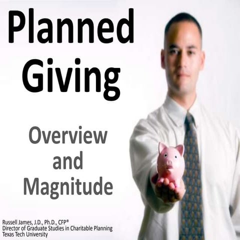 Planned Giving Overview | PPTX