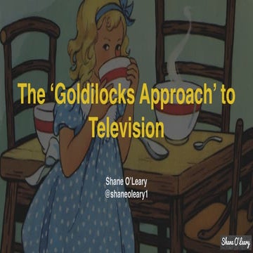 Plannervision TAM Ireland - The Goldilocks Approach To Television | PPT