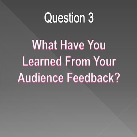 Questions to audiences | DOC