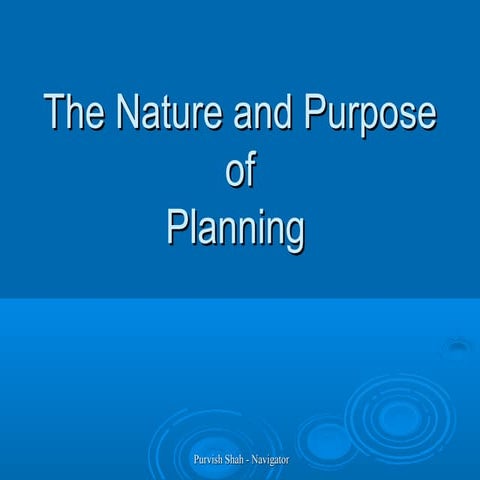 Planning | PPT