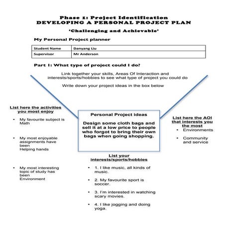 GJIS' IB MYP Personal Project Sample | PPTX