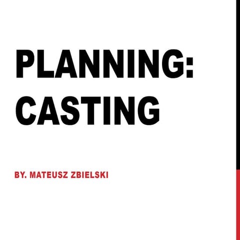 Casting | PPT