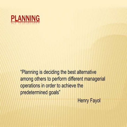 Planning | PPT