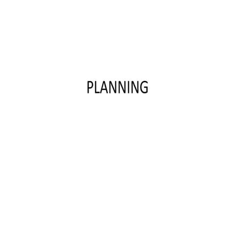 Planning | PPTX