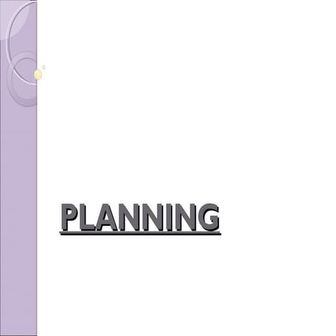 Planning | PPT