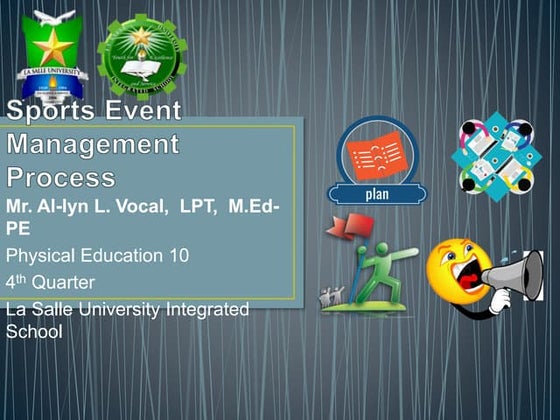 Organization and Management of Sports Events | PPT