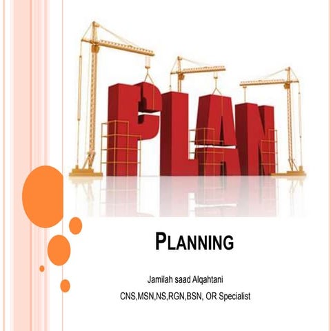 Planning | PPTX