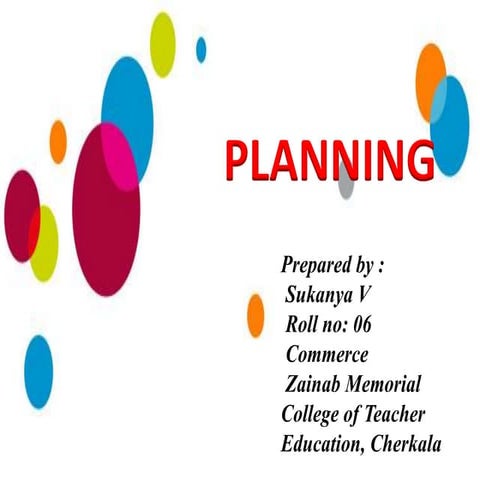Planning | PPTX