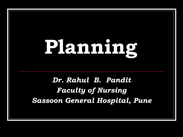 Directing process nursing management | PPTX