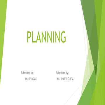 Planning | PPTX