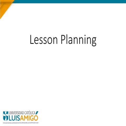 Lesson planning and resources for english classess | PPT