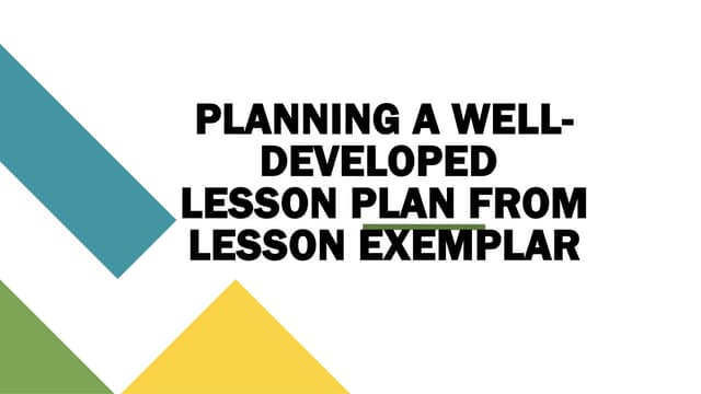 Parts of Lesson Exemplar, a roadmap for teaching.pptx
