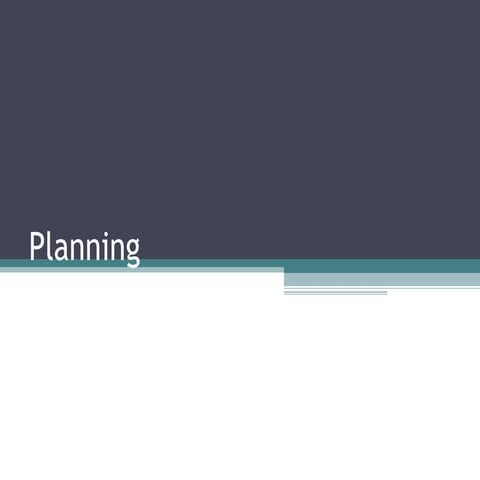 Planning (2) | PPT