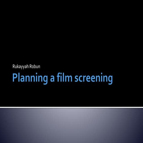 Narrative structure in short films