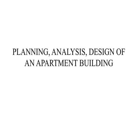 PLANNING, ANALYSIS, DESIGN OF.pptx | Civil Engineering Industry ...
