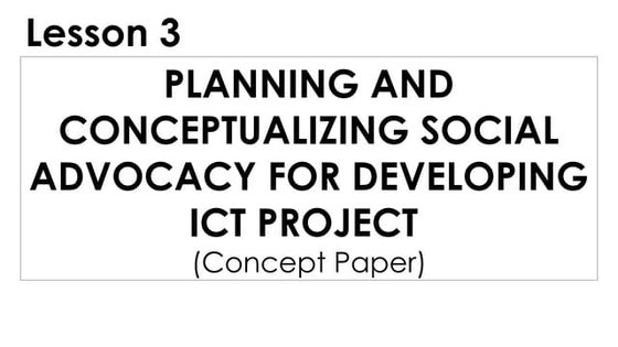 EmpTech Lesson 13-Planning and Conceptualizing Social Advocacy.pdf ...