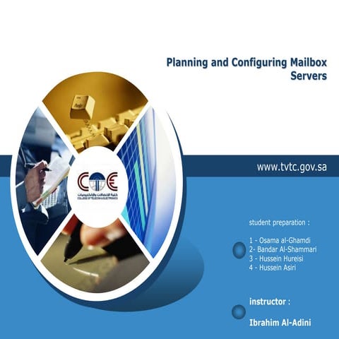 Exchang Server 2013 chapter 2 | PPTX