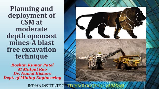 Design of openpit mining | PDF