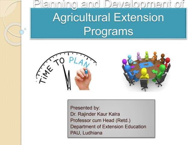 Concept of extension education | PPTX