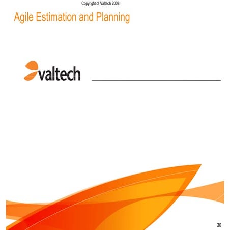 Agile Planning and estimation | PDF