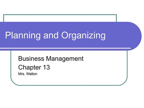 Chapter 7: Management | PPT