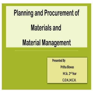Planning and Procurement of Materials and.pptx