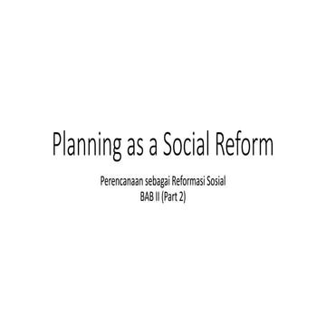 Planning as a Social Reform.pptx