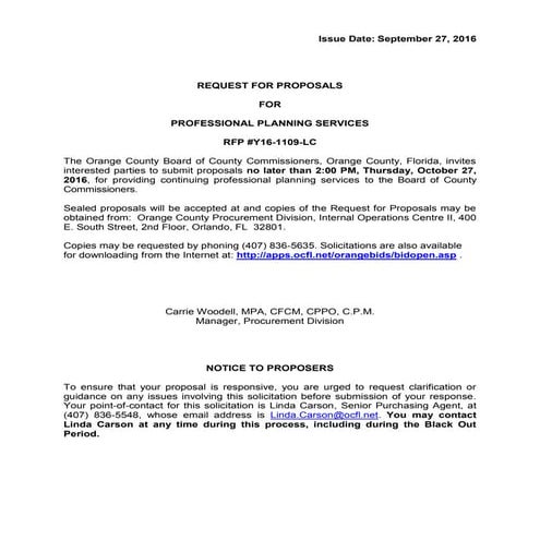 Planning bid oc | PDF