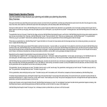 Planning booklet | DOCX