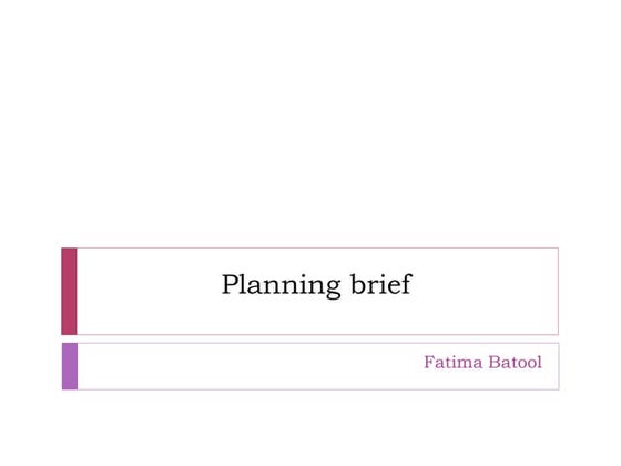 Assignment Brief | PPT