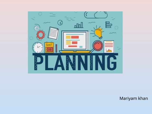 Levels of planning | PPTX