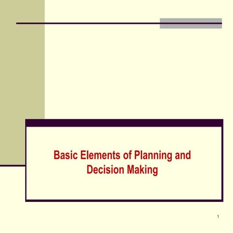 Planning & decision_making | PPT