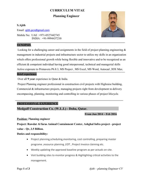 Jr. Civil Engineer Portfolio | PDF