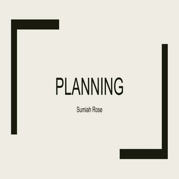Planning (finished) | PPT