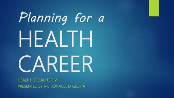 Medical and allied health profession | PPT