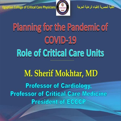 Planning for the Pandemic of COVID- 19 | PDF
