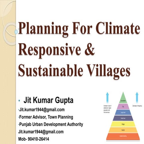 Planning for villages- | PPTX