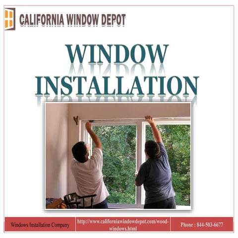 Planning for window installation | PPTX