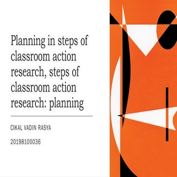 Planning in steps of classroom action research,.pptx | Free Download